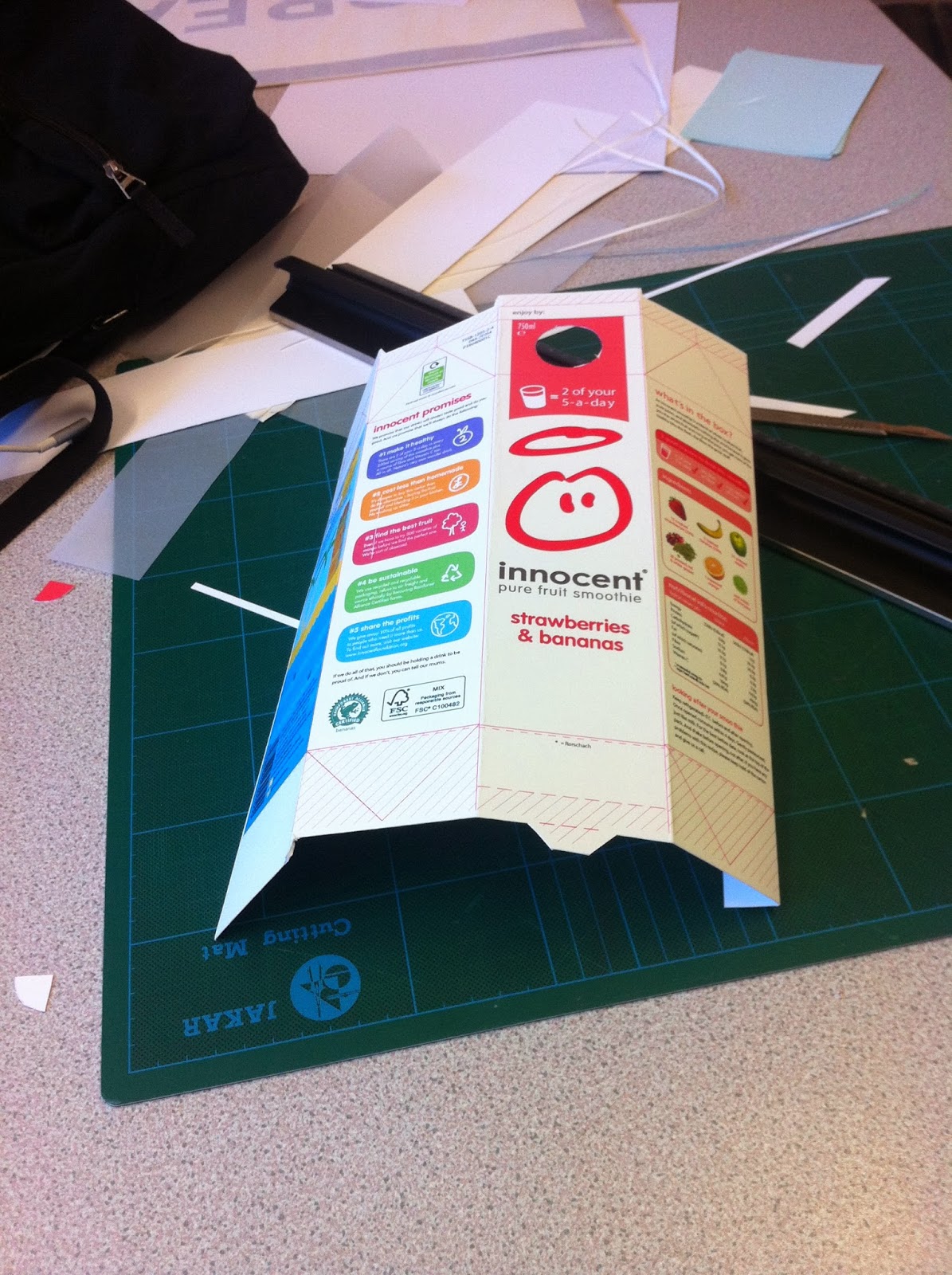 Extended Practice : Innocent Drinks// Packaging Revisit