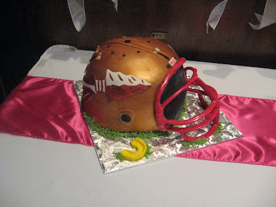 Cakes: FSU Helmet Groom's Cake