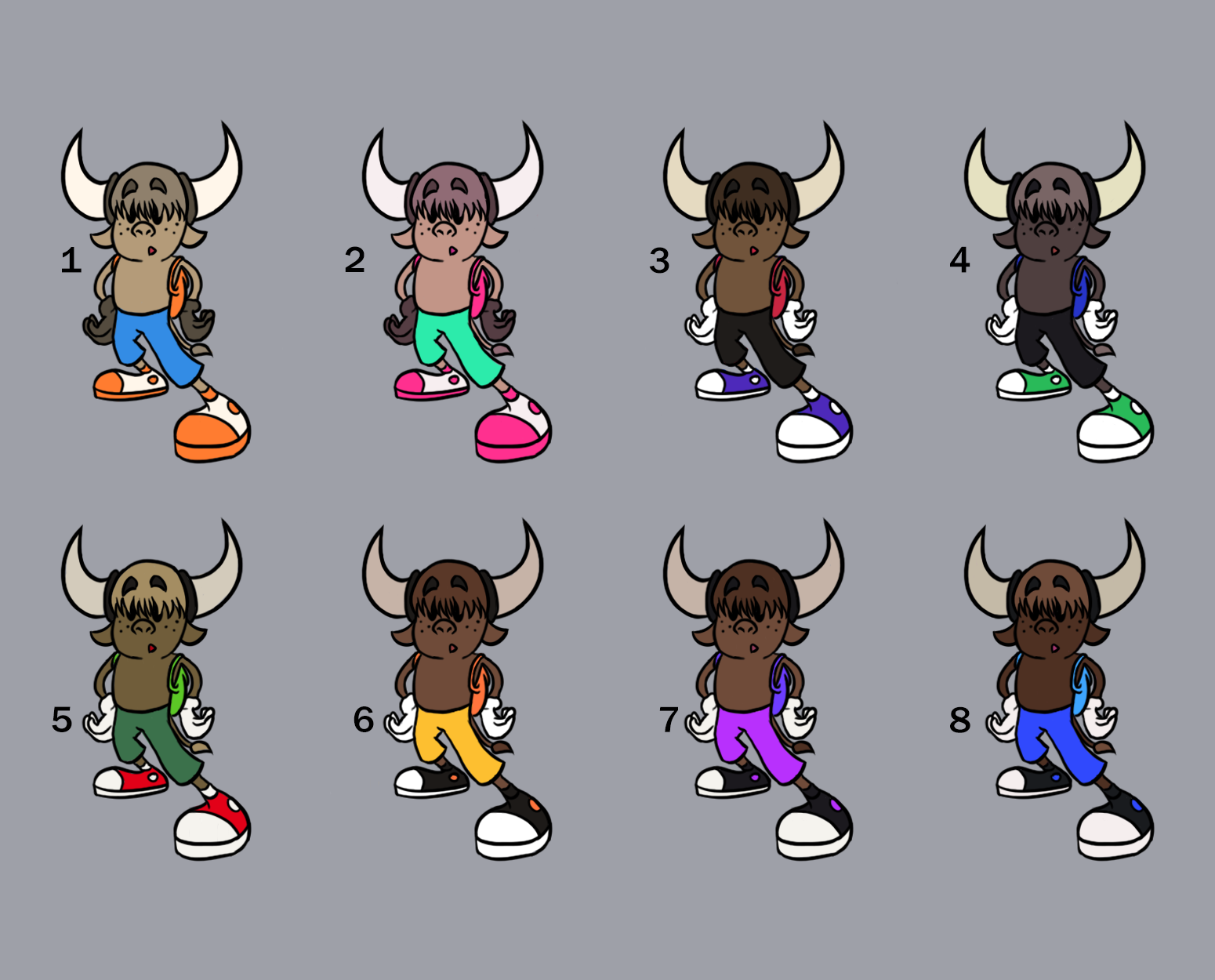 Steph's Indefinite Journey: Character Design Iterations: Narrowing It Down