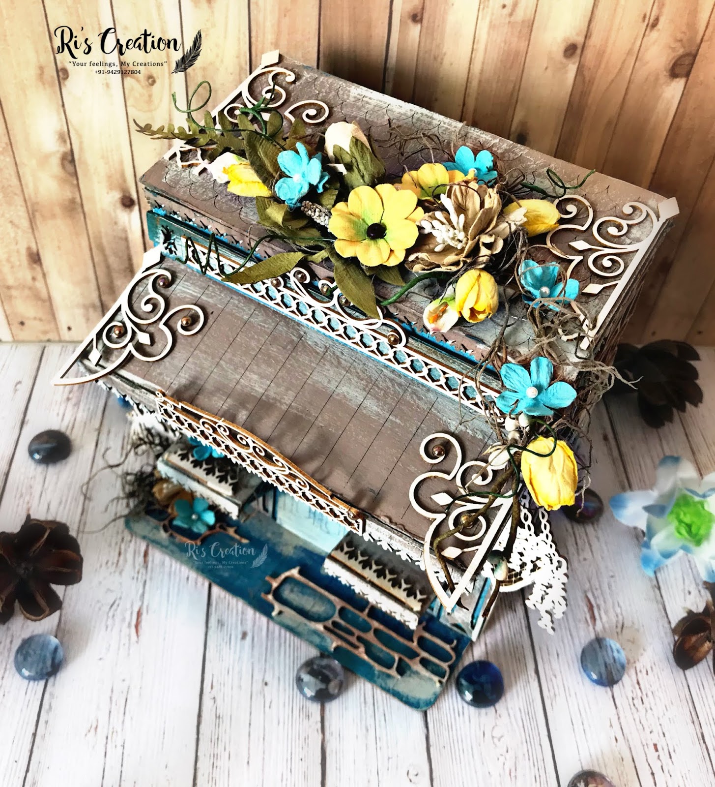 Scrapiniec inspirations on blogspot: Mixed media altered project