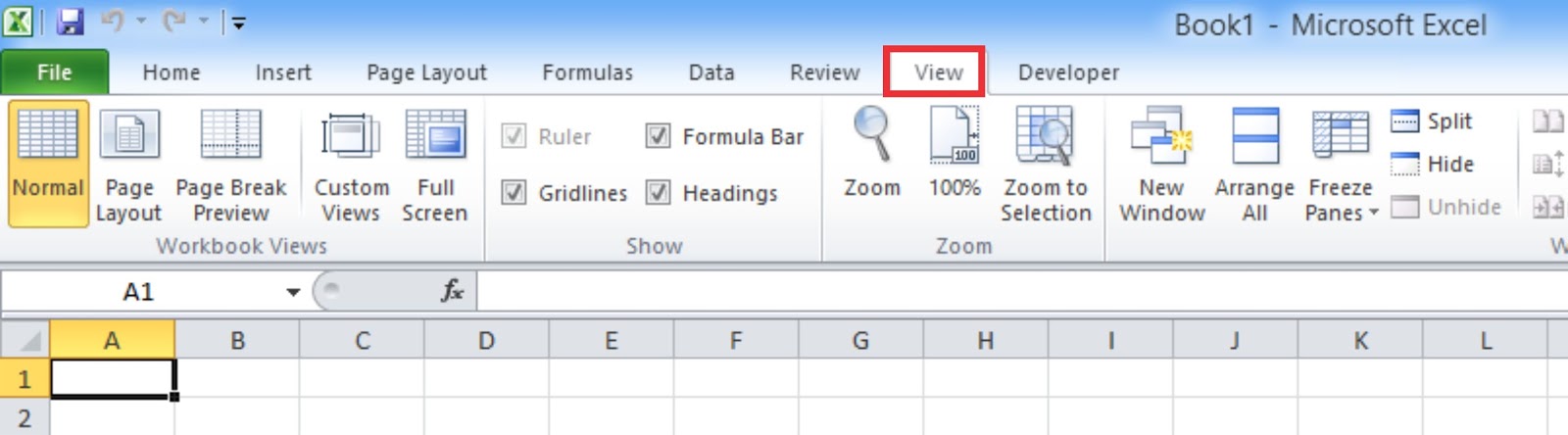 Microsoft Excel : Mengaktifkan menu-menu Microsoft Excel ~ PANDUAN ...