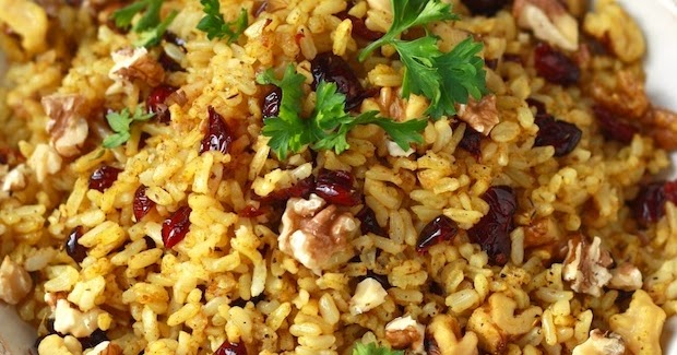 Curried Cranberry Walnut Rice | Season with Spice