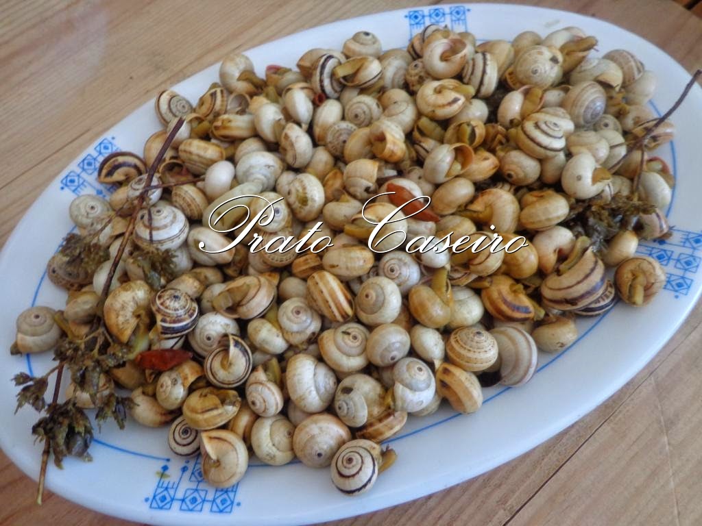 Prato Caseiro: Caracóis