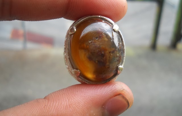 Pesona Batu Akik: BGR01- Batu Kuning Garut ... Antik Sekali