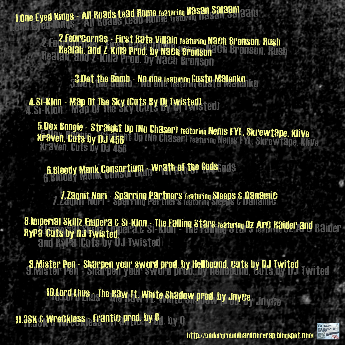 Underground Hardcore Rap: undergroundhardcorerap presents Undaground Vision