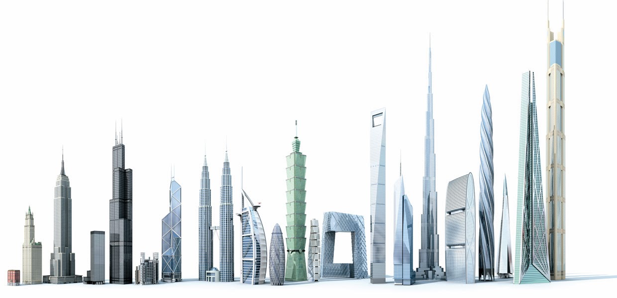 The battle of the skyscrapers. Higher... and higher... - Gadams Eye