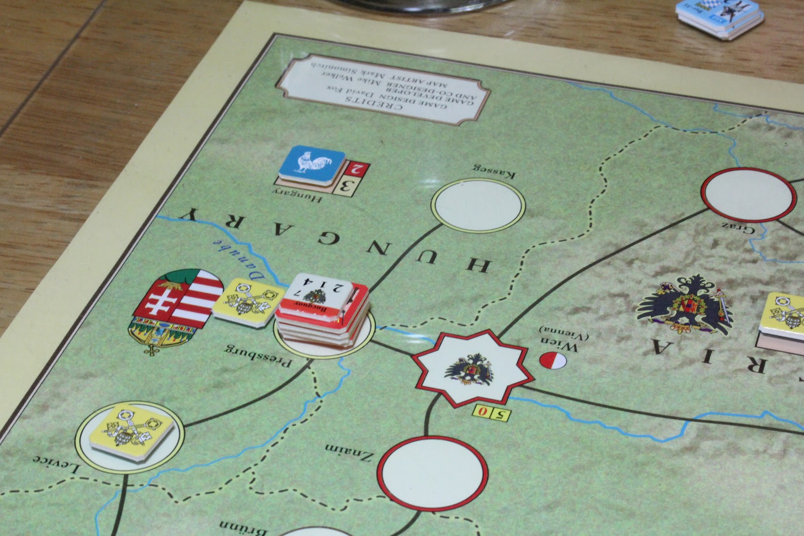 Yockbo's Boardgame Blog: The Thirty Years War (GMT) ~ Campaign Game