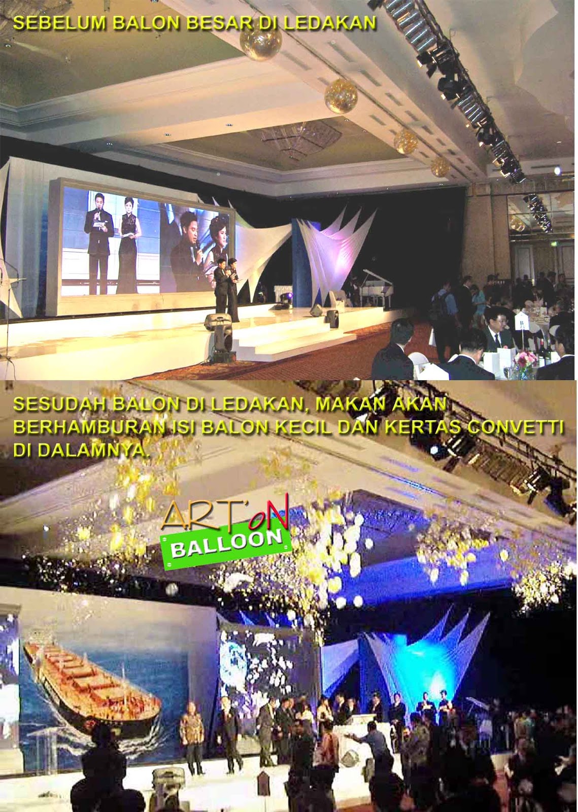 MENYEWAKAN CONFETI, BUBBLE MESIN, BALON DROP DAN KEMBANG API: CONFETTI ...