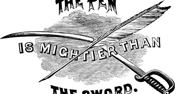 The Book Shelf: The Pen is Mightier than the Sword by Chas. W. Maier 1903