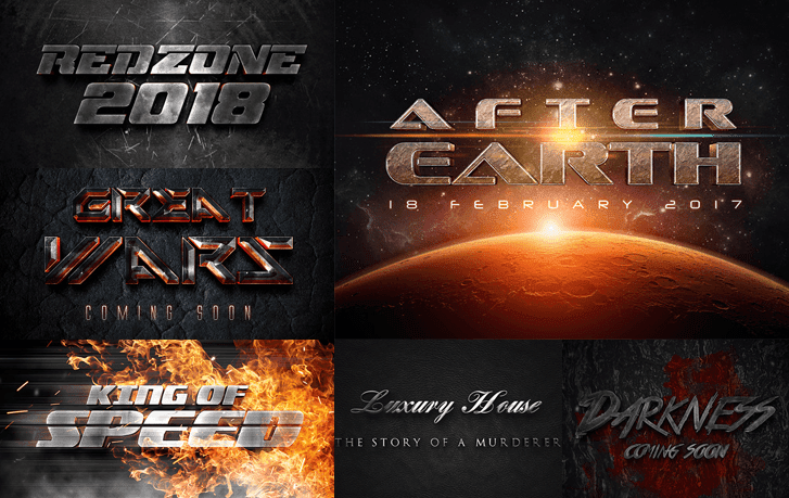 3D Cinematic Text Effects - Free Resource for Graphic Design