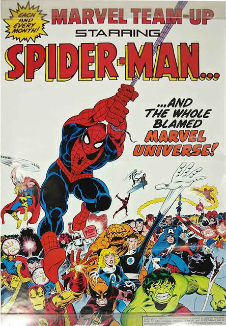 Marvel Comics of the 1980s: 1983 - Marvel Team-Up Poster