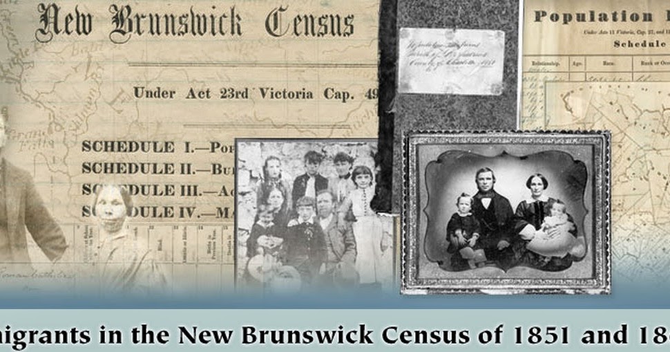 Townland of Origin: Irish Immigrants in New Brunswick Census 1851 & 1861