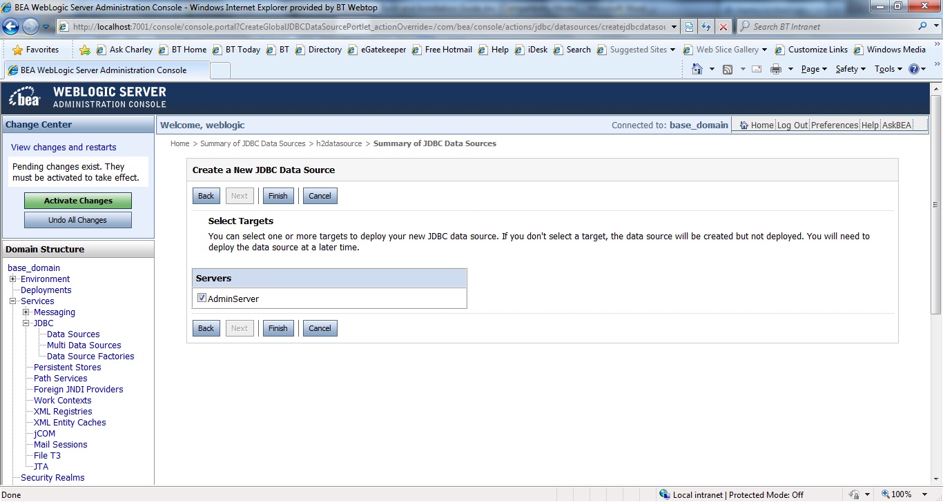 Technology Astronomy And Space Science Future Tech Configure H2 Jndi Datasource In Weblogic