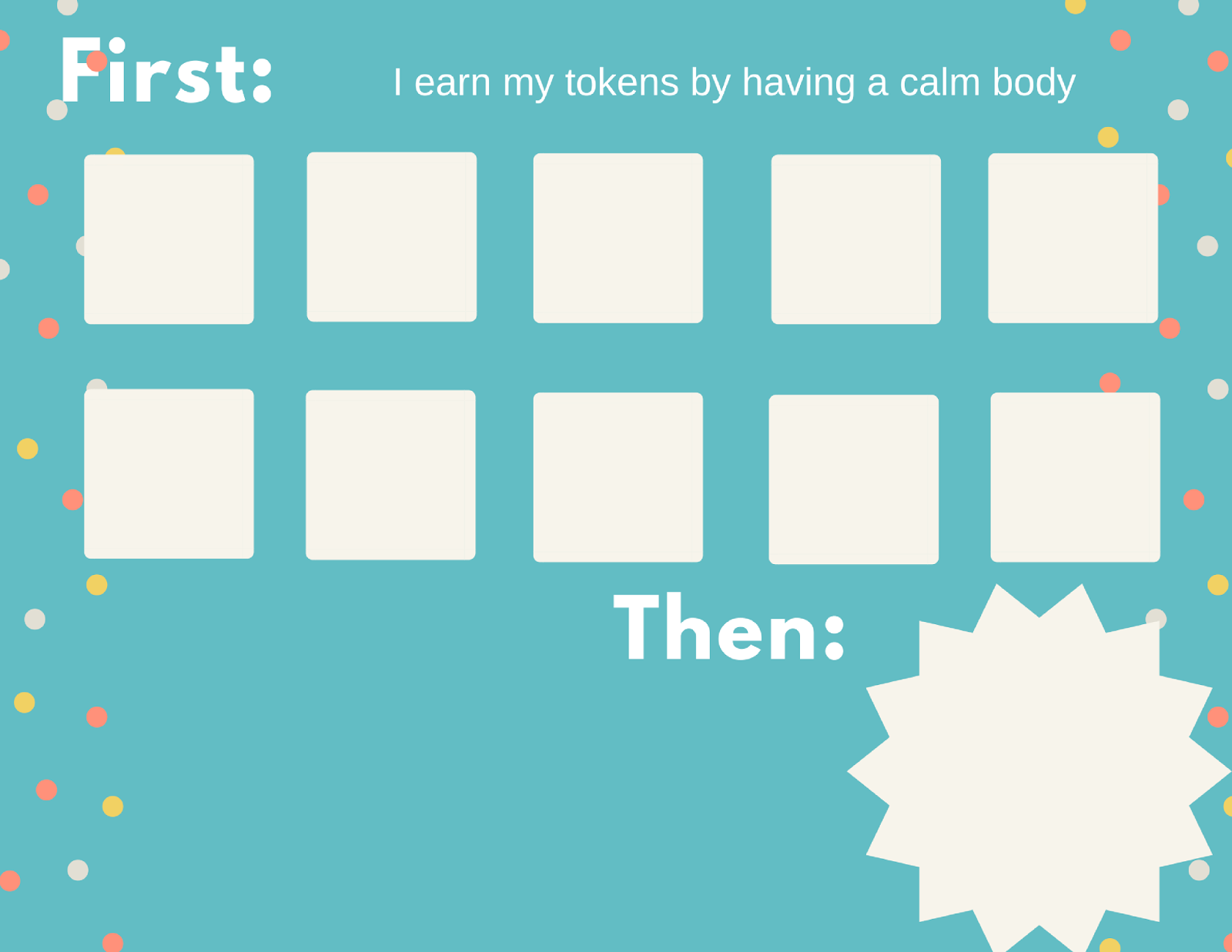 Miss Lena's Desk: Cute, Fun Token Boards