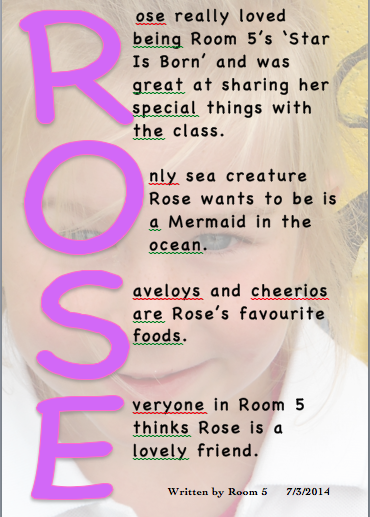 Room 5's Blog 2014