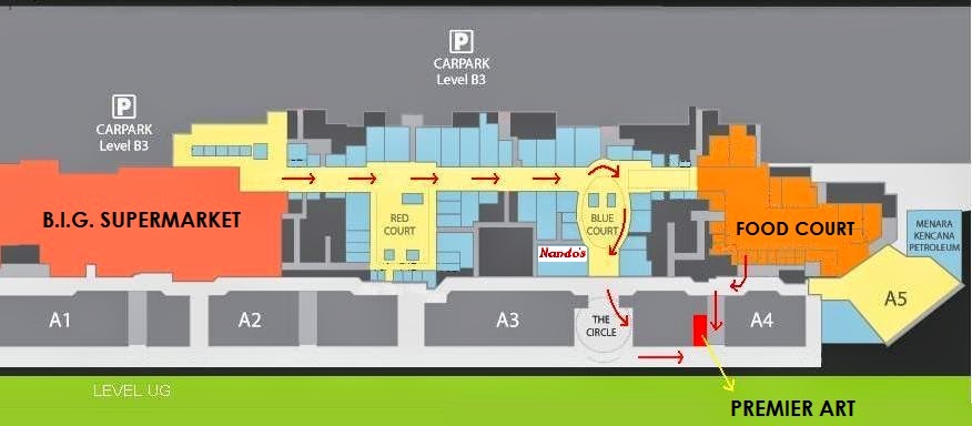 Premier Art: Location Map of Premier Art @ Publika Shopping Gallery
