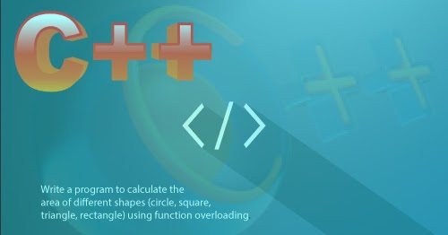 Write a program to calculate the area of different shapes (circle ...