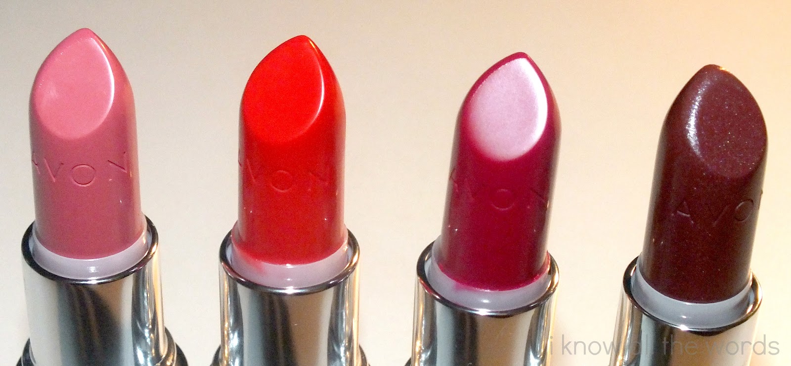 Swatched: Avon Colour Rich Lipsticks- Wink, Poppy Love, Pretty and ...