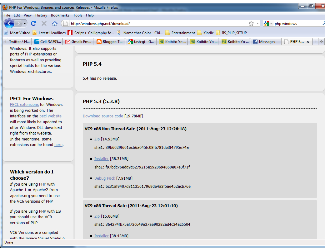 Jojo's Tech Blog: Install PHP 5.3.8 / IIS6 on Windows Server 2003 Jojo's Tech Blog: Install PHP 5.3.8 / IIS6 on Windows Server 2003