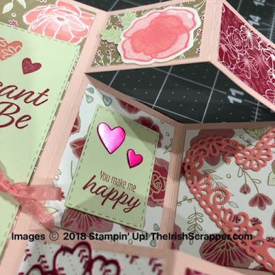 The Irish Scrapper: Tri Fold Shutter Card | Forever Lovely & Meant to Be