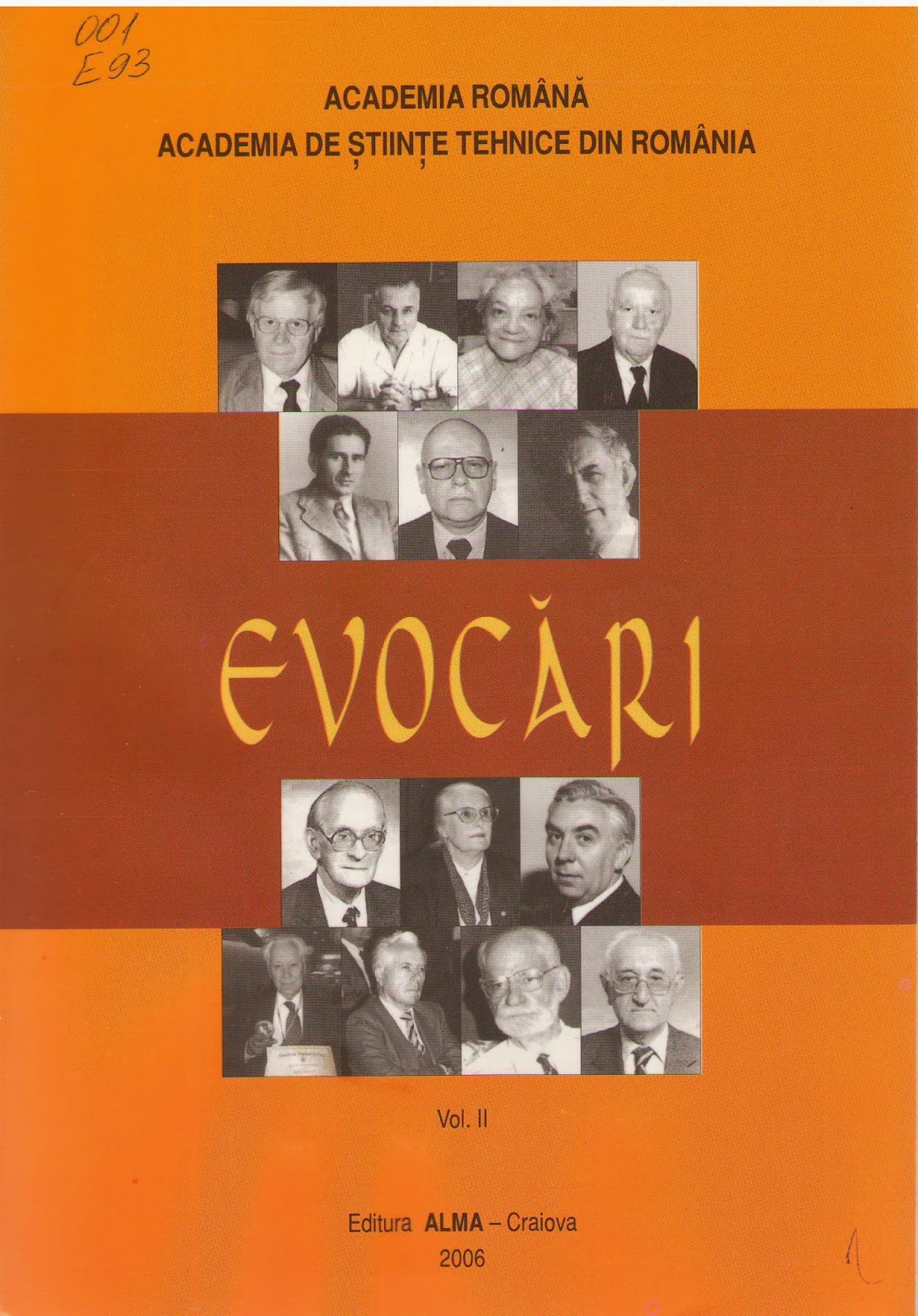 Caleidoscop Ştiinţific-Literar: VOINEA, RADU EVOCĂRI. 3 VOL.