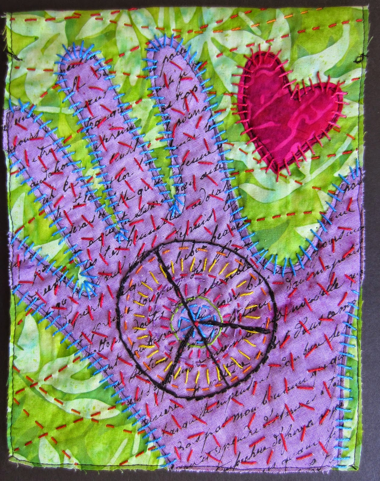 The Prayer Flag Project: Flag Friday - Embroidery