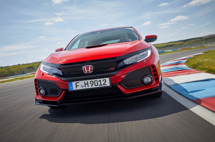 Motor Atual: Honda Civic Type R - Melhor Automóvel Desportivo Compacto.