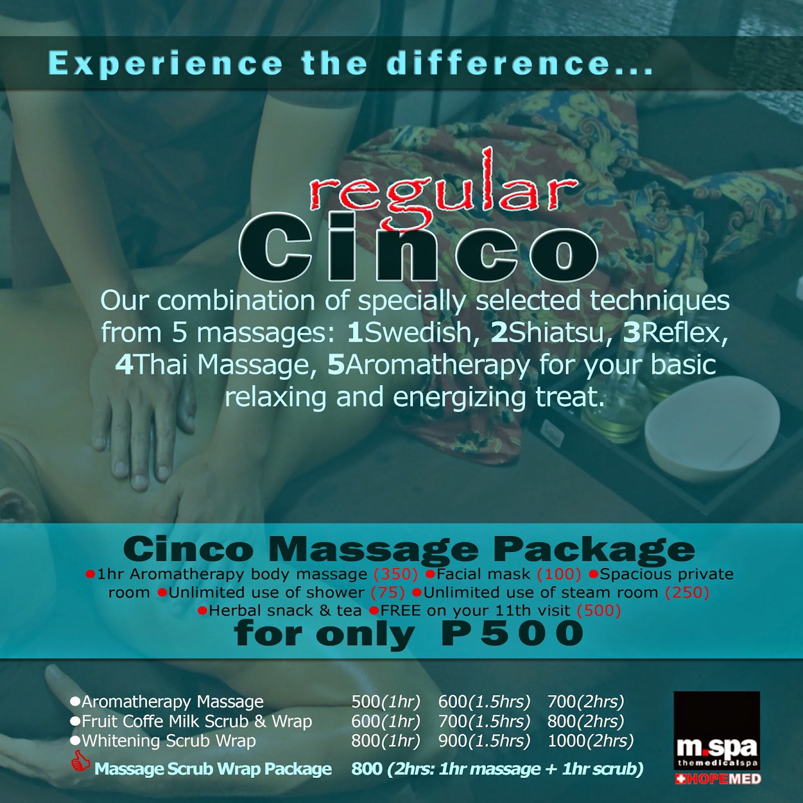 Pinoy In The City: SPA REVIEW | Hopemed Spa (Cubao)