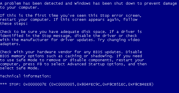 Penyebab Terjadinya Bluescreen dan Cara Mengatasi Bluescreen pada ...