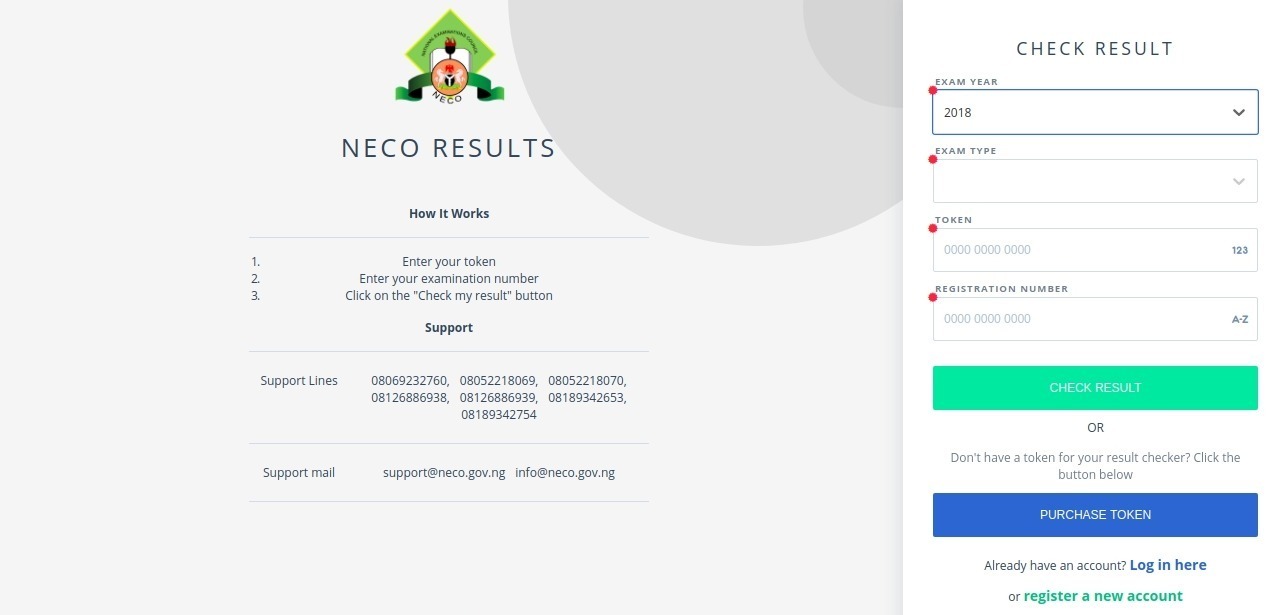 NECO 2022 SSCE (Internal) Result Checker | June/July