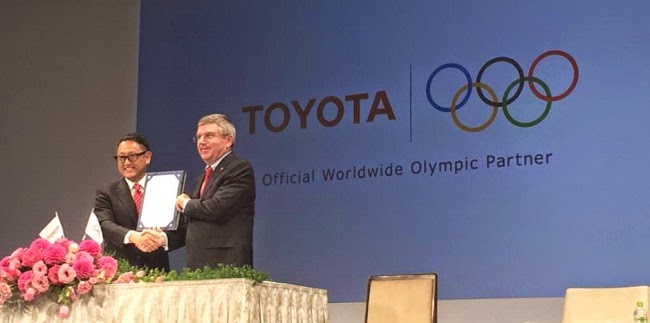 Toyota becomes IOC TOP Partner | Carsfresh