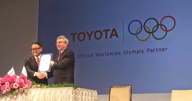 Toyota becomes IOC TOP Partner | Carsfresh