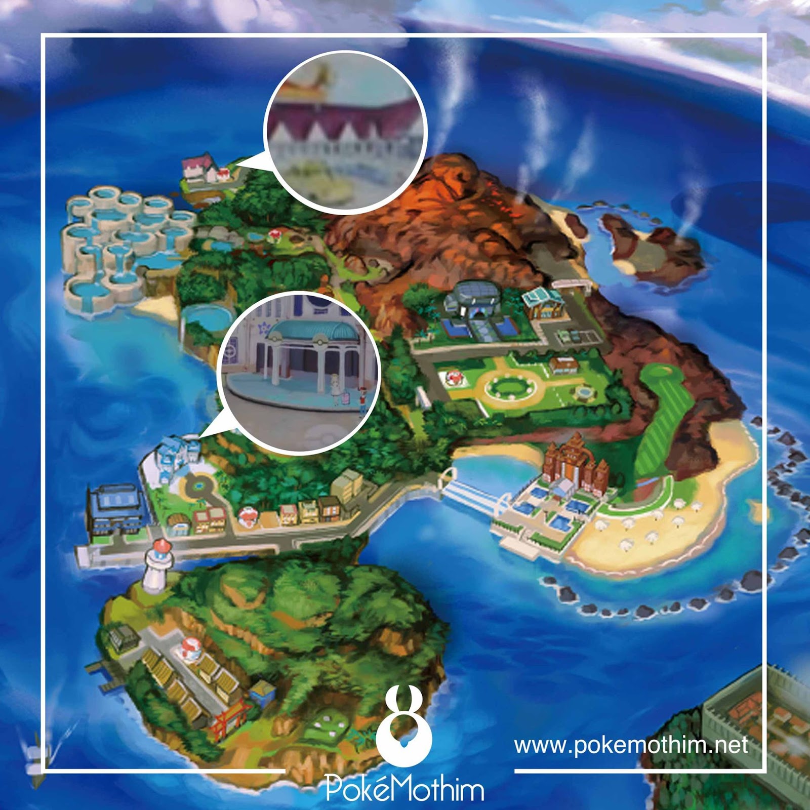 O mapa de Alola e seus mistérios - Pokémothim