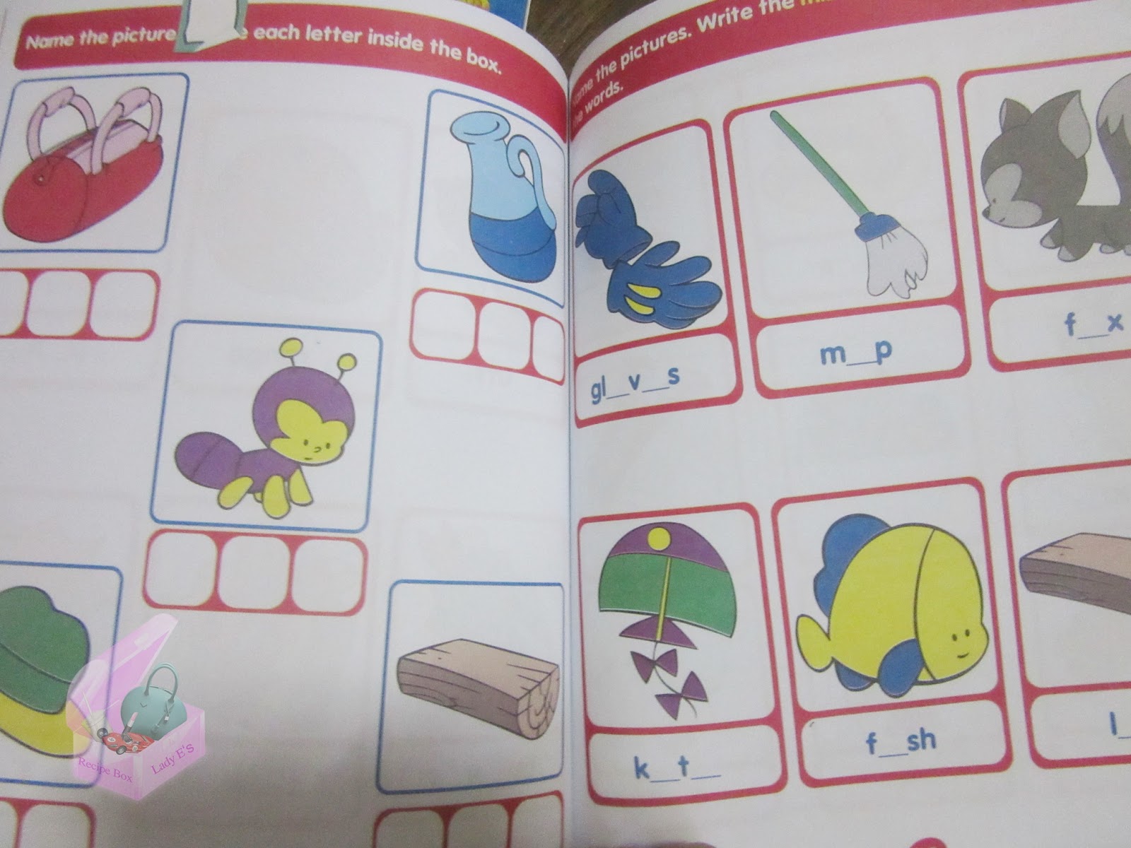 Homeschool Kindergarten 1 Lessons Week 1