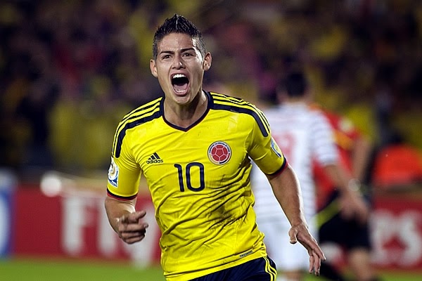 James Rodriguez Top Skor Sementara Piala Dunia 2014