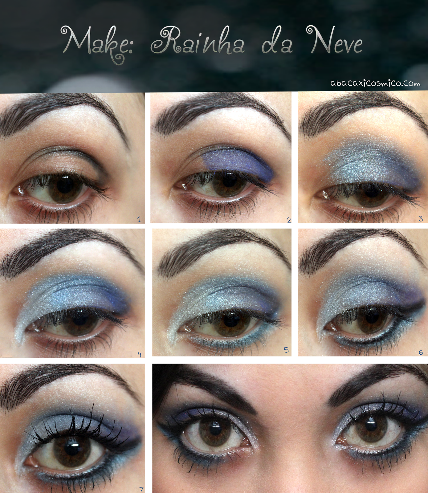 Blog da Naty: Tutorial de Make: Rainha da Neve