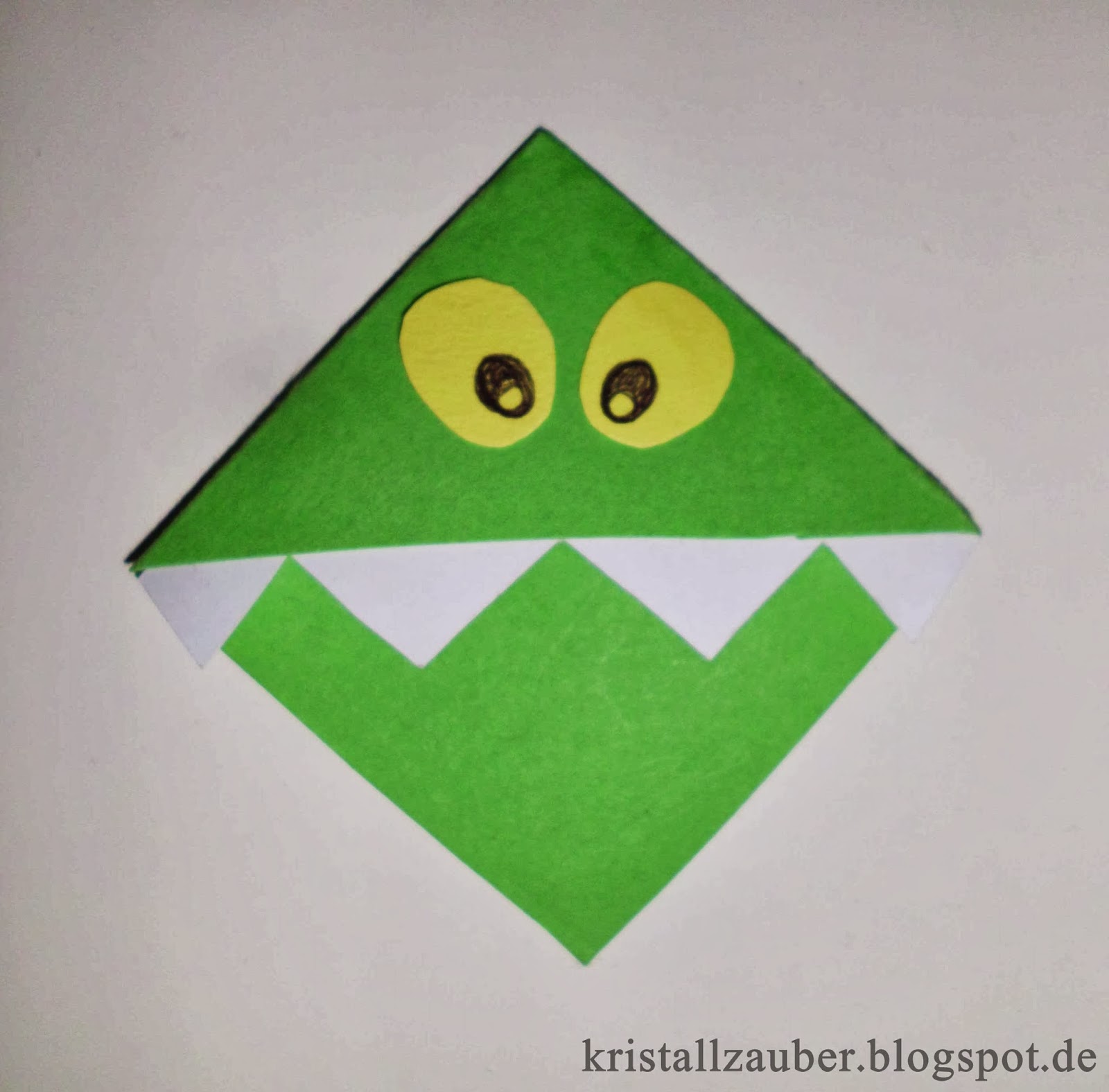 Kristallzauber: {DIY} Monster - Lesezeichen - Ecke