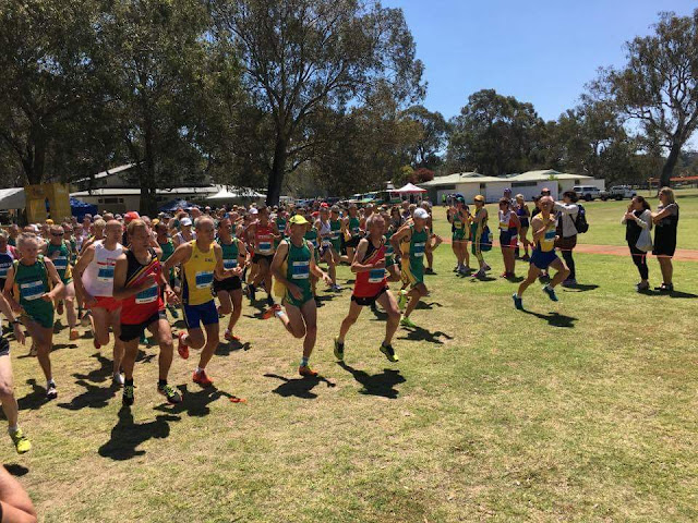 running masters: World Masters Athletics Championships Perth 8km XC M55 1st