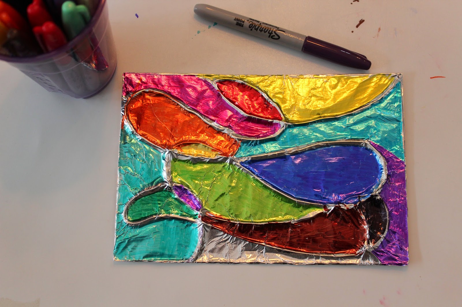 The Blue Barn: Foil Art