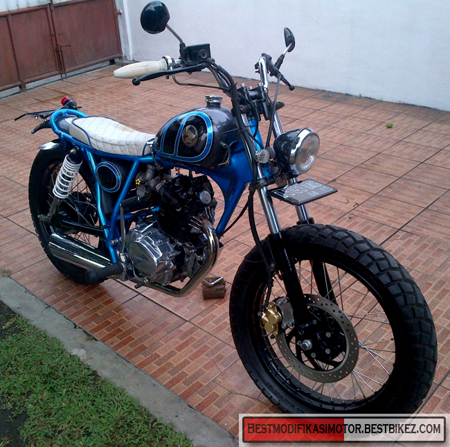 Modifikasi Honda CB 125 1976 Street Tracker - Gambar Modifikasi Motor ...