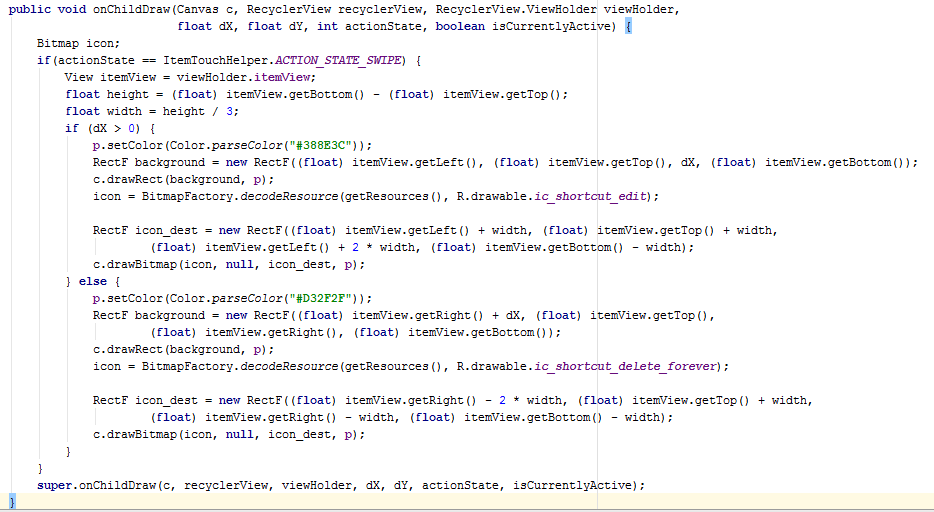 Display And Swipe To Delete Data In Recycleview Using Cursor 9137