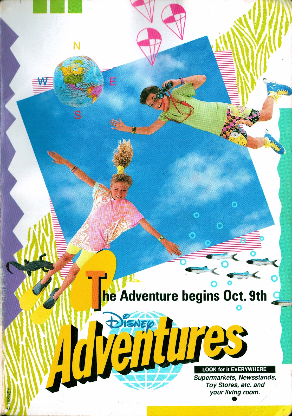 Cracked Magazine and Others: Disney Adventures Magazine #0 (Fall 1990)