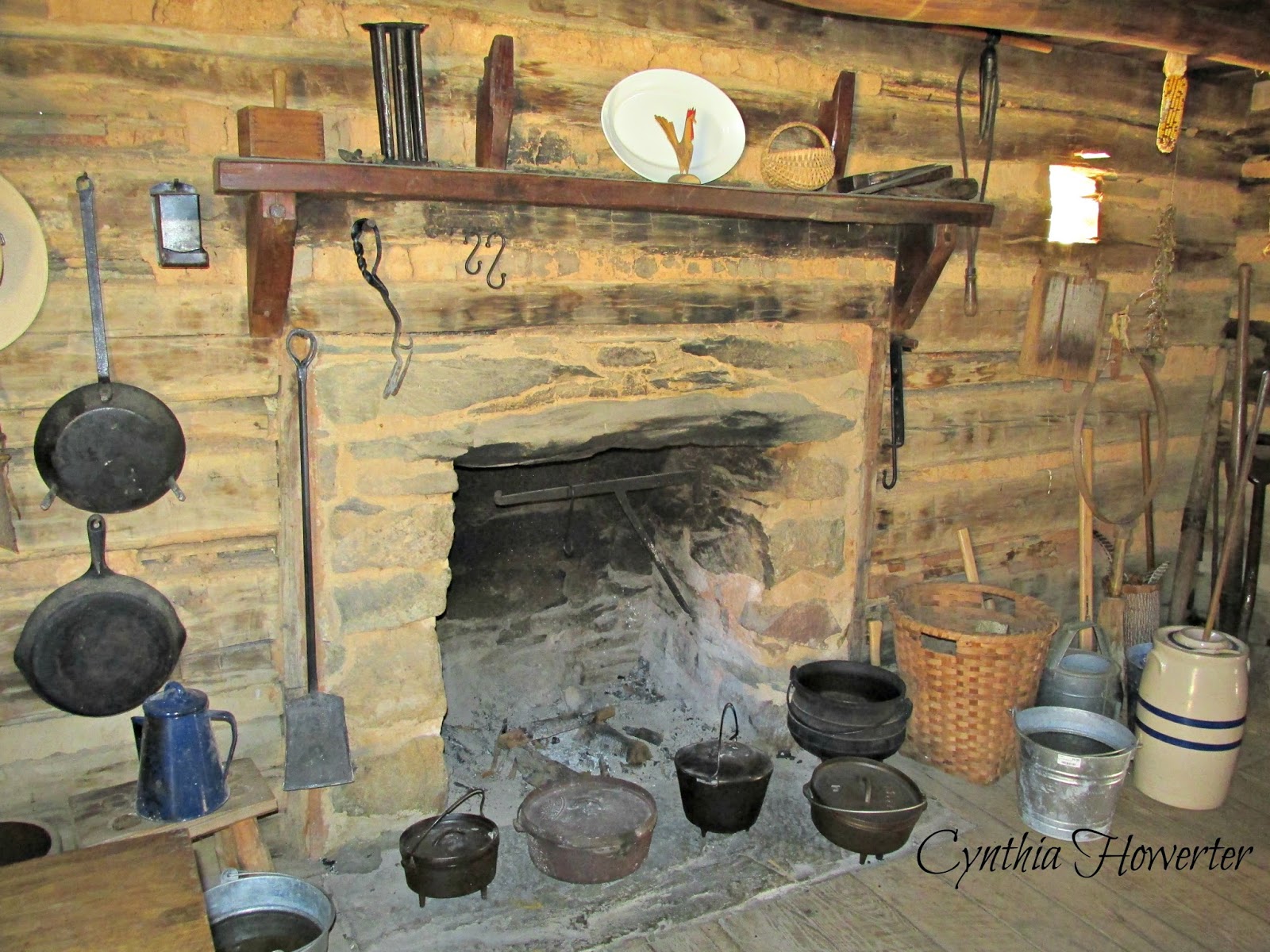 Colonial Quills: A 1700s Log Cabin in Virginia's Blue Ridge Mountains ...