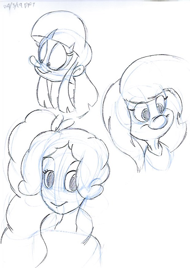 Animated Heads: Drawings