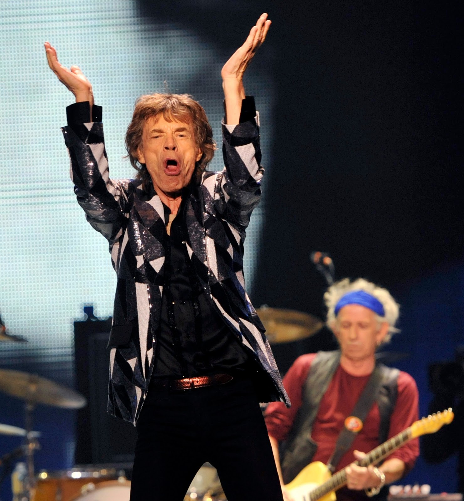 Stones Please Don`t Stop: The Rolling Stones perfomance en el Staples Center durante el "50 ...