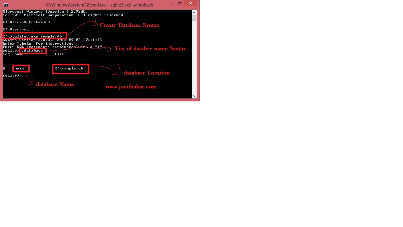 Devenvexecomstorage Sqlite How To Create Database