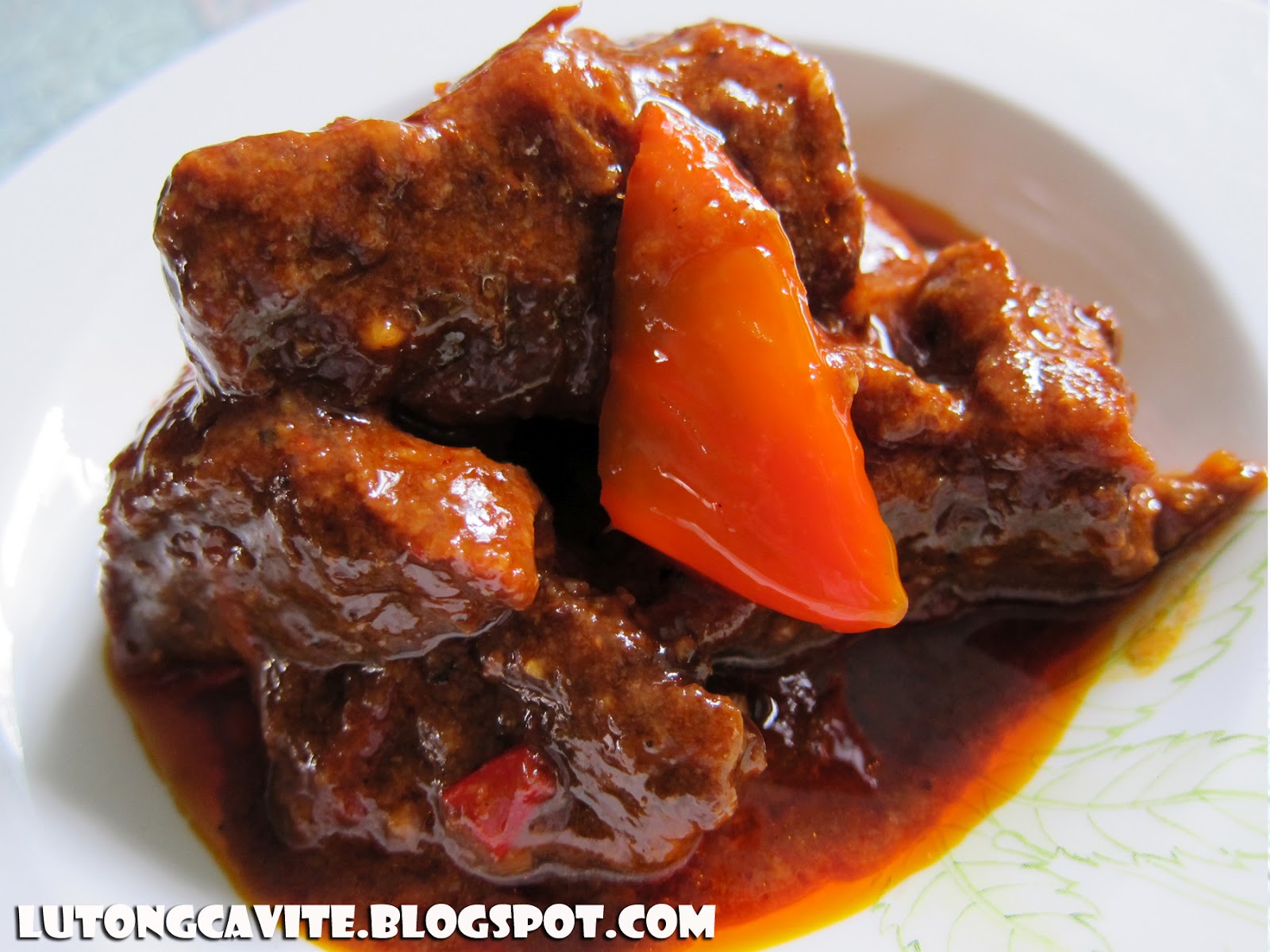 Lutong Cavite : Beef Caldereta
