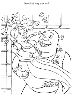 Kids Page: - Shrek 2 Colouringpage 2 Coloring Pages