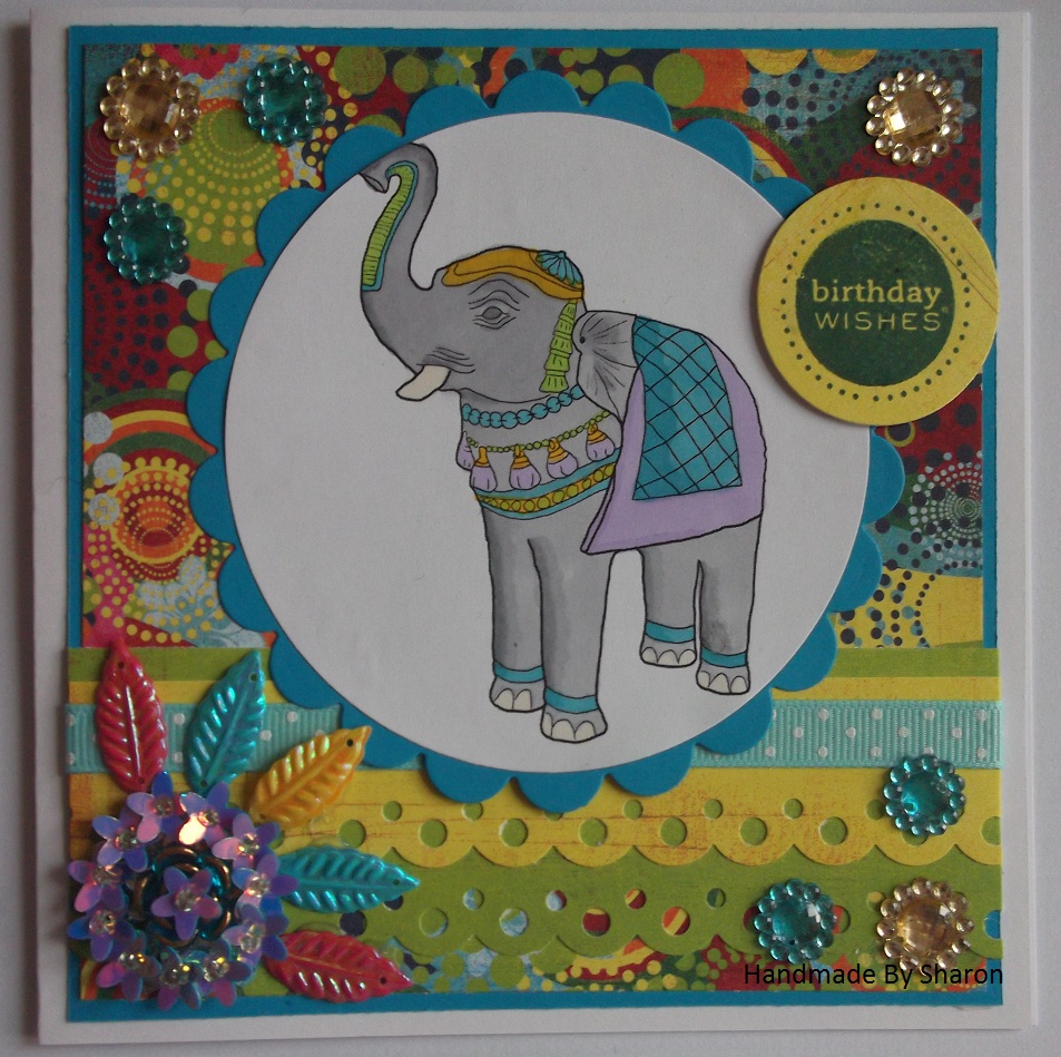 Sharon's Crafty Place: Indian Elephant