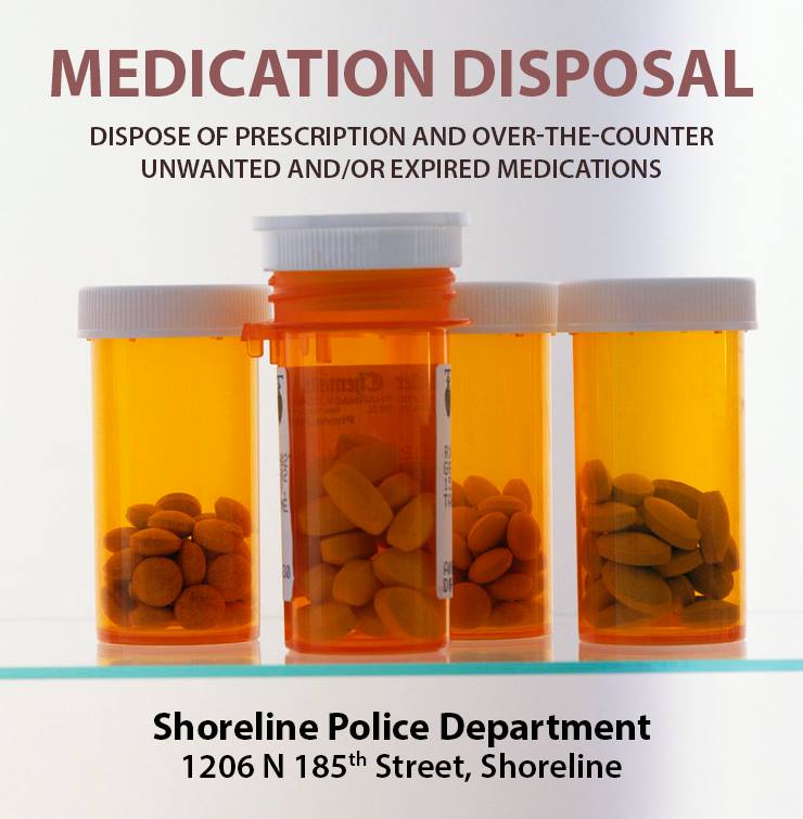 Shoreline Area News: Medication disposal site at Shoreline Police ...